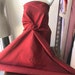 Red Dupioni Silk Fabric Deep Red Dupioni Silk 100% Dupioni - Etsy