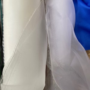 Crinoline Fabric Polyester Crinoline Fabric Pure White and off White ...