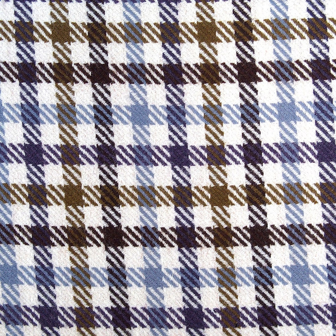 Check Pattern Pure Wool Suiting Fabric Prince of Wales Prince | Etsy