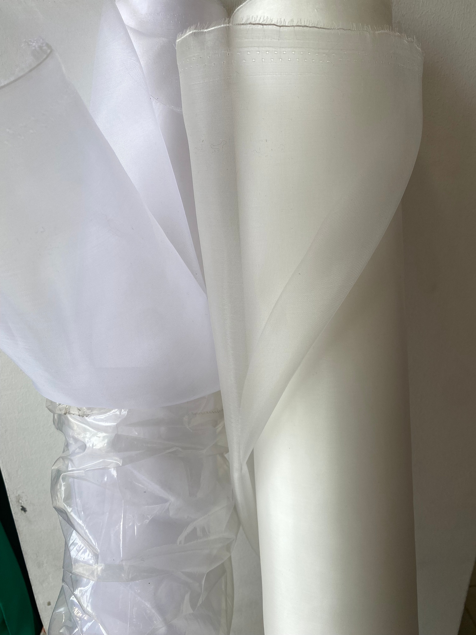 Crinoline Fabric Polyester Crinoline Fabric Pure White and off White ...