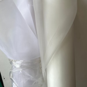 Crinoline Fabric Polyester Crinoline Fabric Pure White and off White ...