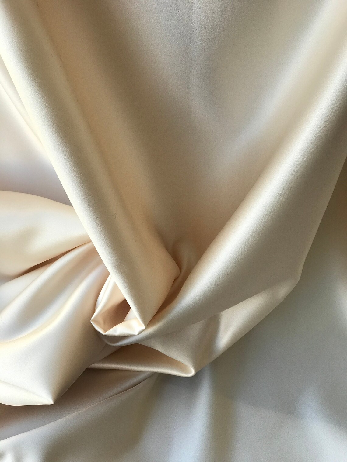 White Duchess Satin Ivory Duchess Satin Cream Satin | Etsy