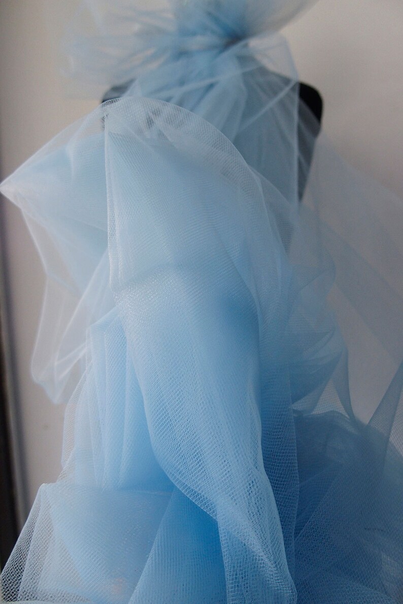 Sky Blue Tulle Fabric Baby Boy Under Skirting Tutus Skirts - Etsy