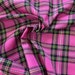 Pink Tartan Fabric, Poly Viscose Tartan, Check Design Tartan Fabric ...
