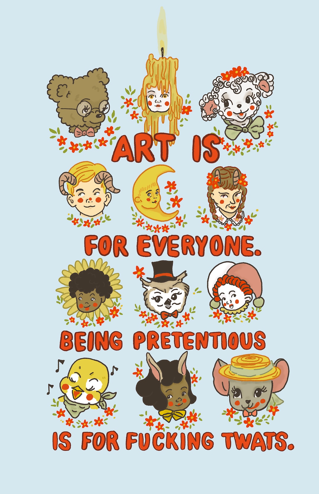 Art is for Everyone Poster - Etsy
