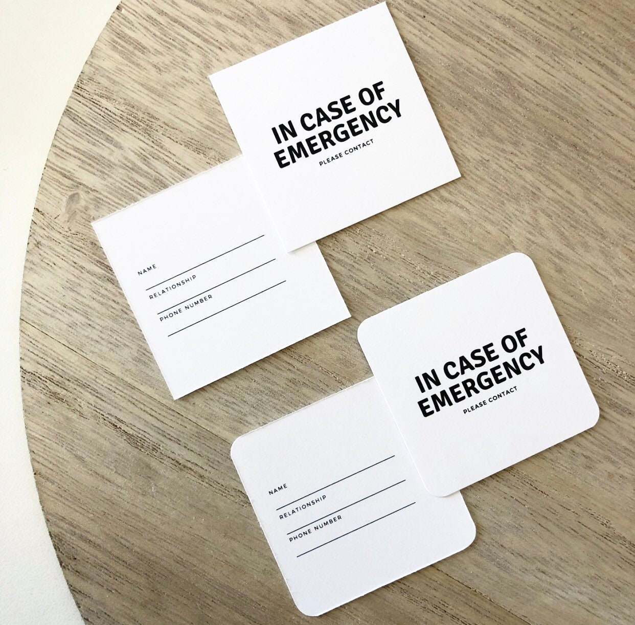 In Case Of Emergency Card Template - Mightyprintingdeals.com