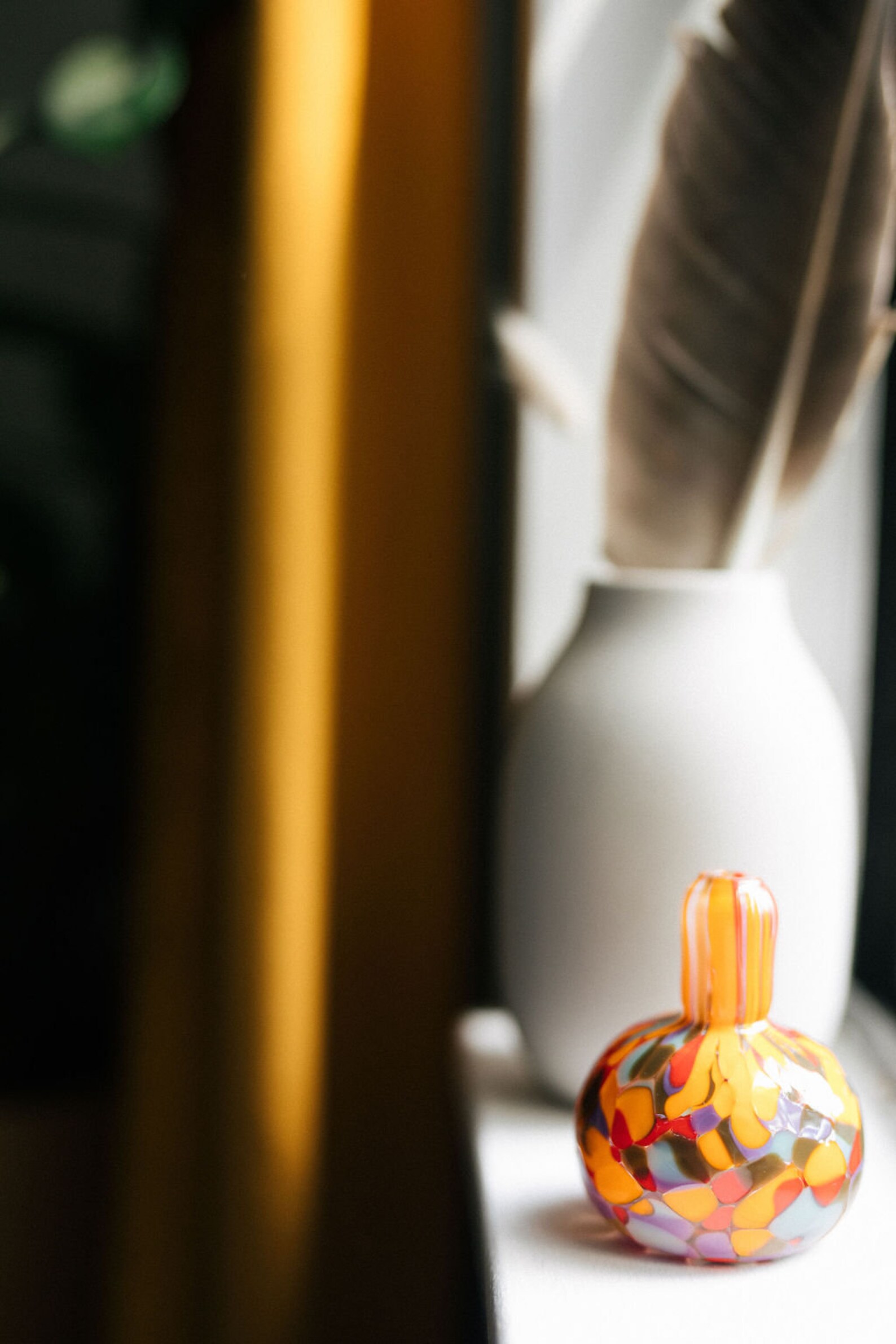 Glass Blown Jester Mini Vase - Etsy