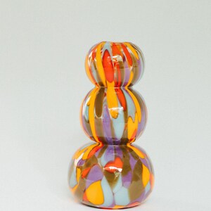 Glass Blown Jester Mini Vase - Etsy
