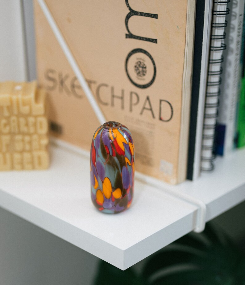 Glass Blown Jester Mini Vase - Etsy