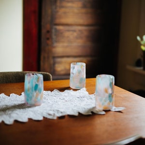 Glass Blown Little Fluffy Clouds Drinking Glass - Etsy