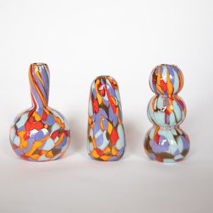 Glass Blown Jester Mini Vase - Etsy