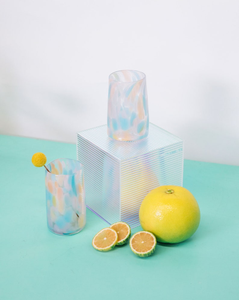 Glass Blown Little Fluffy Clouds Drinking Glass - Etsy