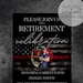 Personalized Firefighter Retirement Invitation Template, Retirement ...