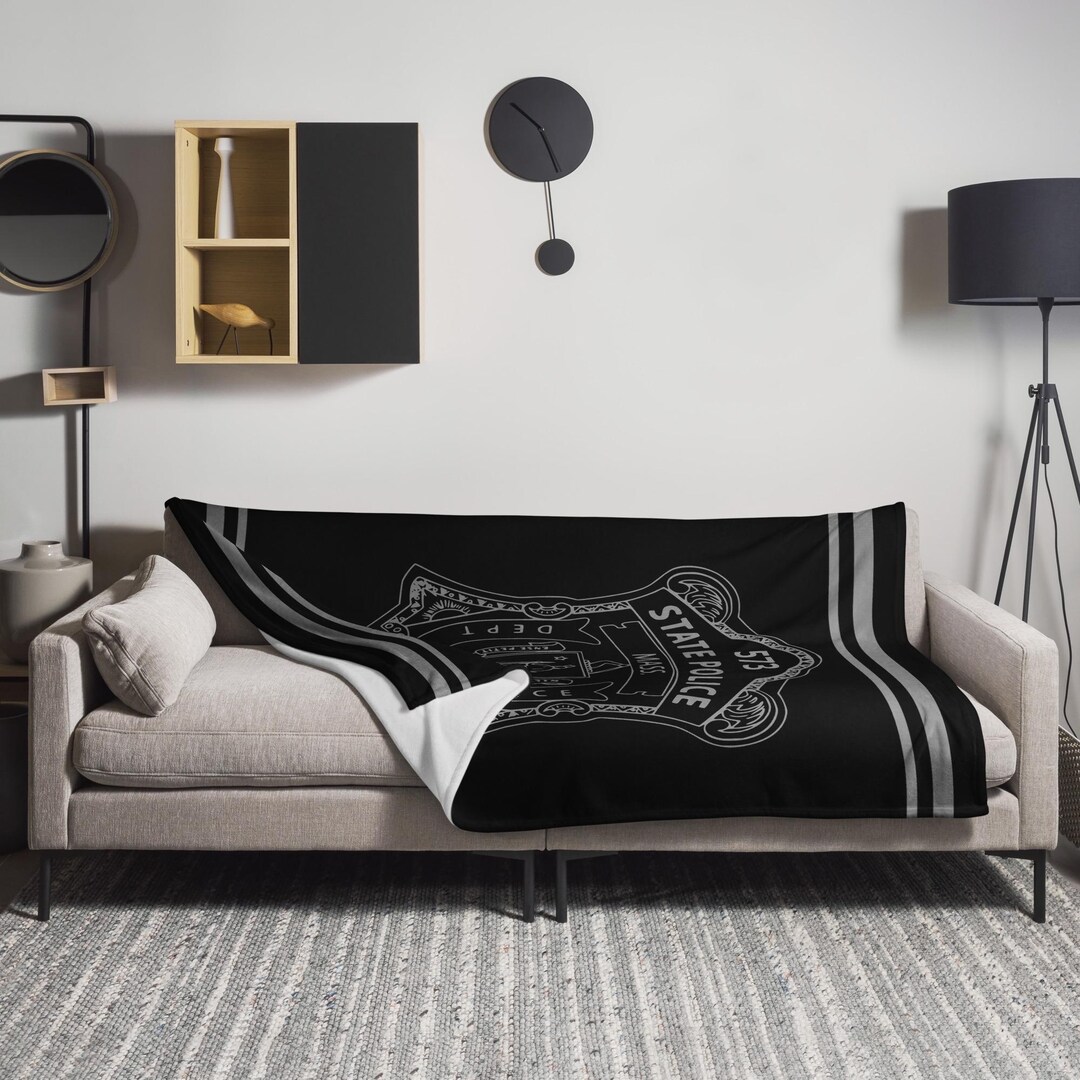 Personalized Massachusetts State Police Throw Blanket, Gift for MA ...