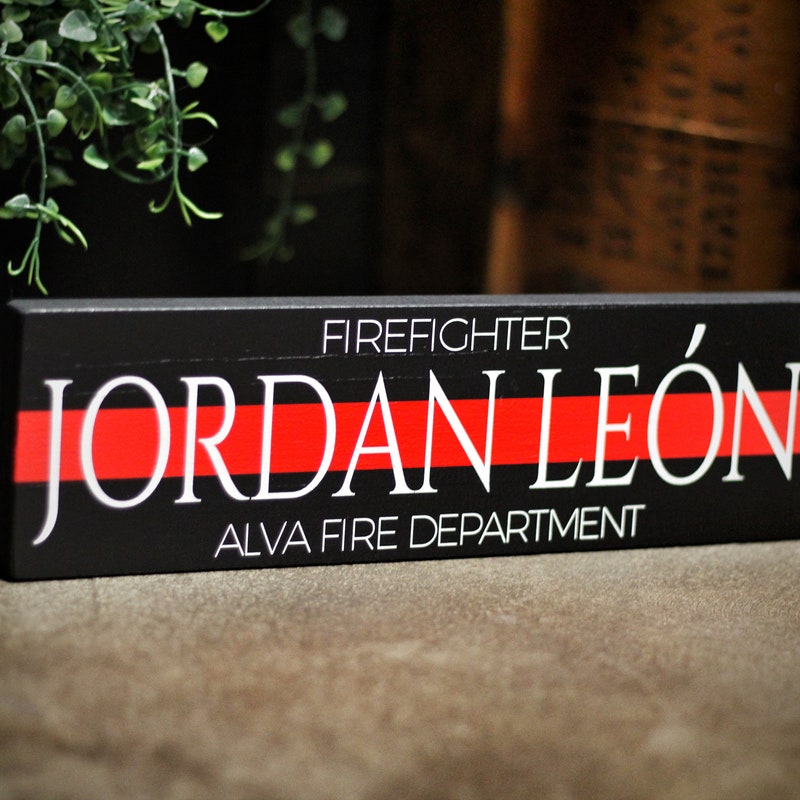 Firefighter Sign - Etsy