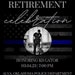Personalized Police Retirement Invitation Template, Retirement Party ...