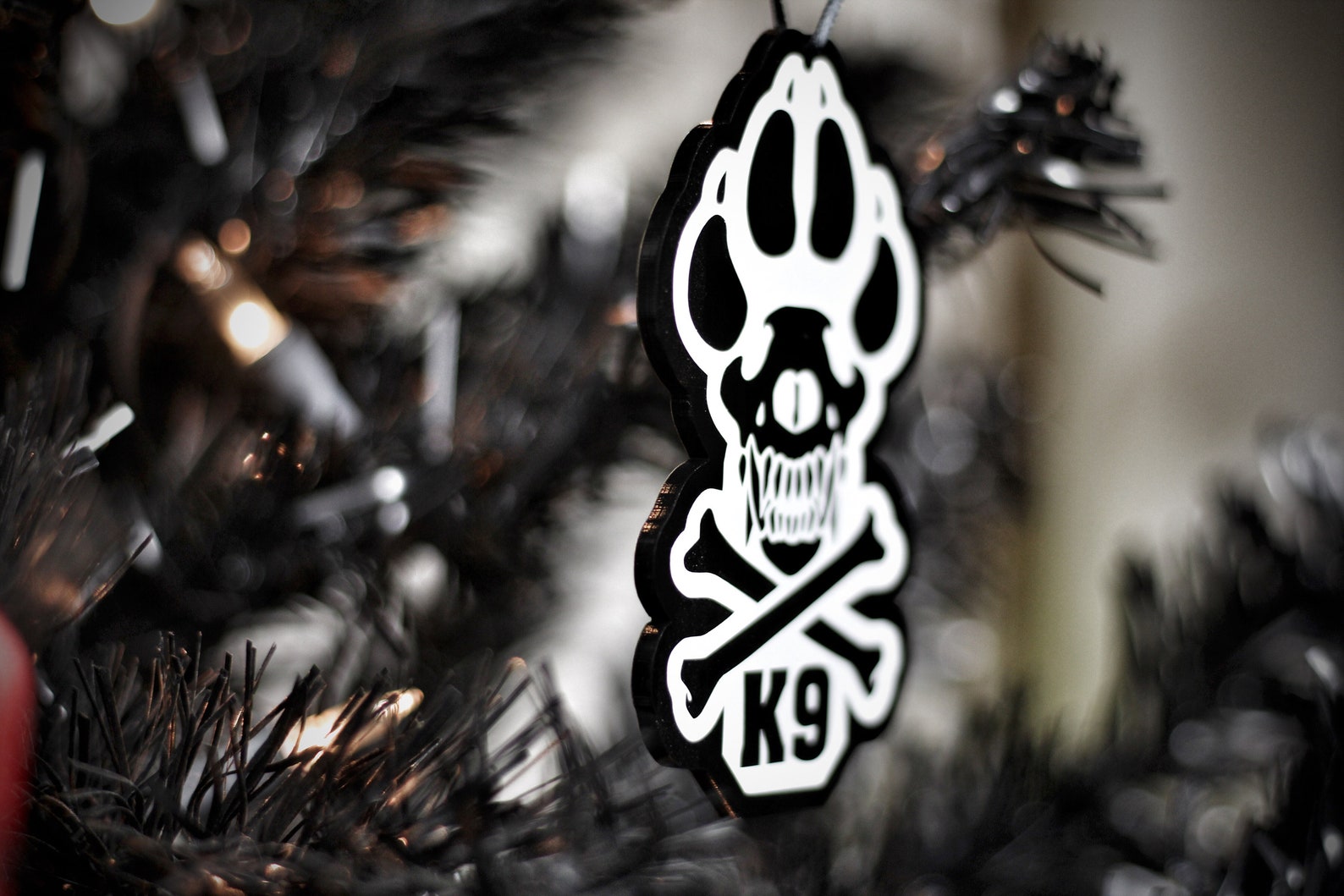 K9 Ornament Skull and Crossbones Law Enforcement Police | Etsy