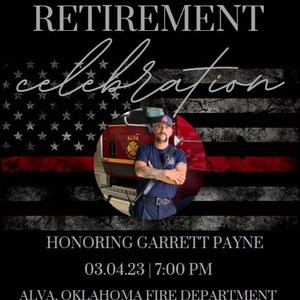 Personalized Firefighter Retirement Invitation Template, Retirement ...