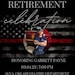 Personalized Firefighter Retirement Invitation Template, Retirement ...