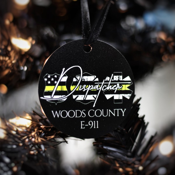 911 Dispatcher Christmas Ornament - Etsy