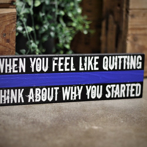 Thin Blue Line Warrior Flag Law Enforcement Police Officer - Etsy