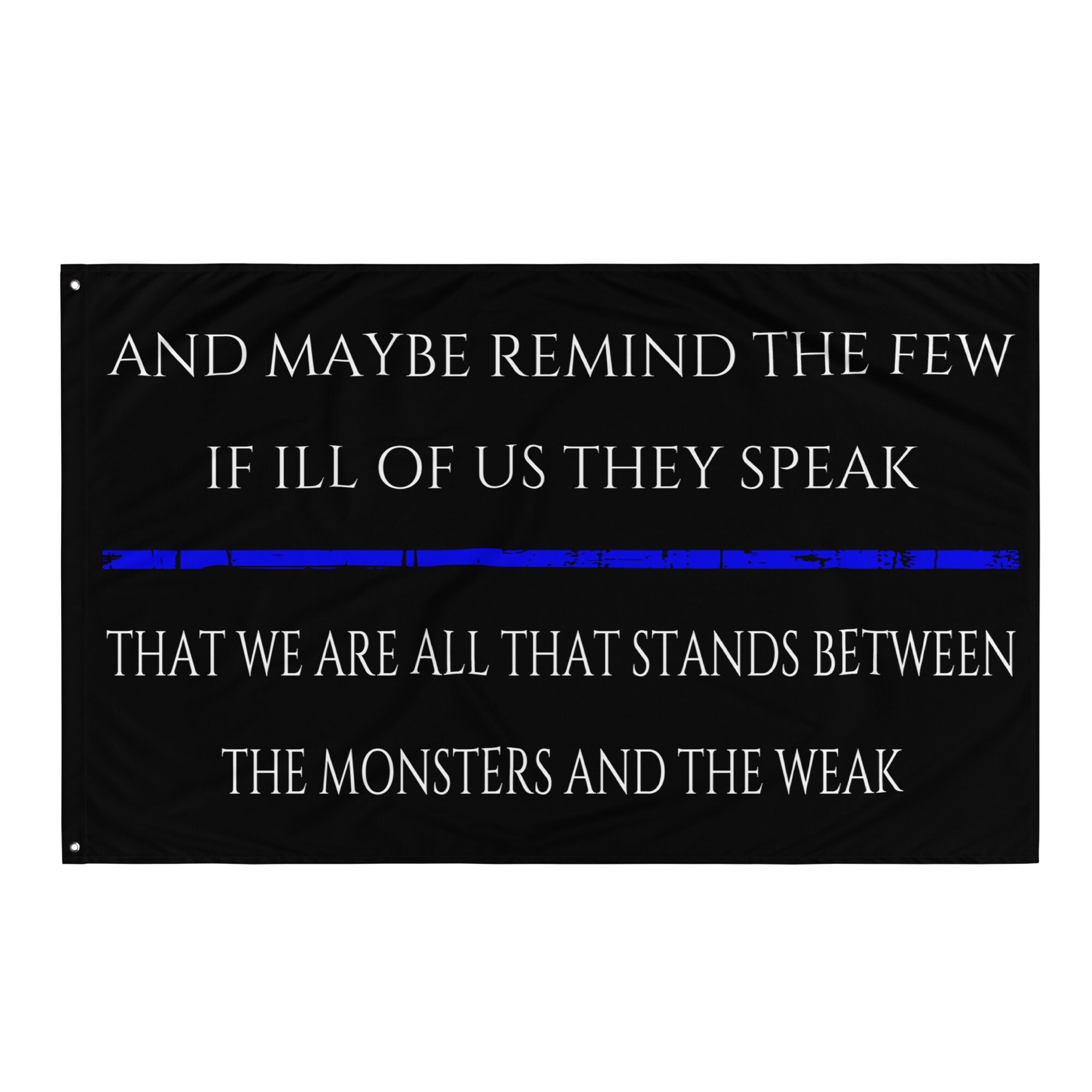Thin Blue Line and Maybe Remind the Few Flag Sign K9 Police | Etsy