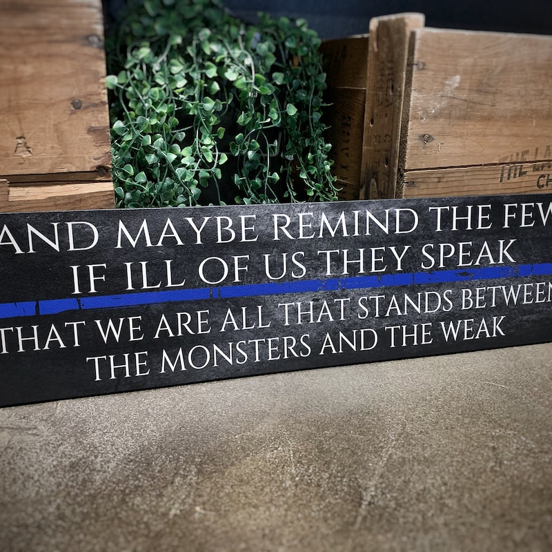 Law Enforcement Sign - Etsy