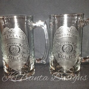 Custom Police, Deputy, Sheriff, Trooper, Law Enforcement Badge or Patch ...