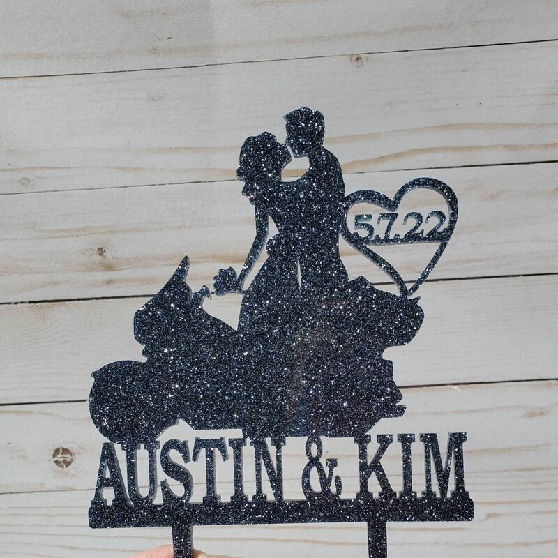 Motorcycle Cake Topper - Etsy