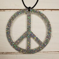 Peace Sign Rear View Mirror Charm, Teen Gift, Gift for Daughter, Gift ...