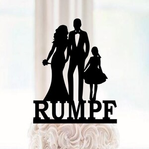 Family Cake Topper, Topper With Names, Custom Wedding Topper, Topper ...