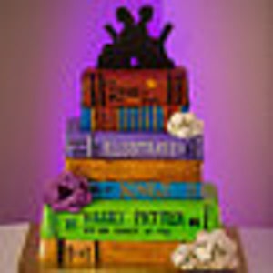 Wedding Cake Topper Couple Reading Cake Bride and Groom Reading Wedding ...