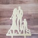 Family Cake Topper, Topper With Names, Custom Wedding Topper, Topper ...