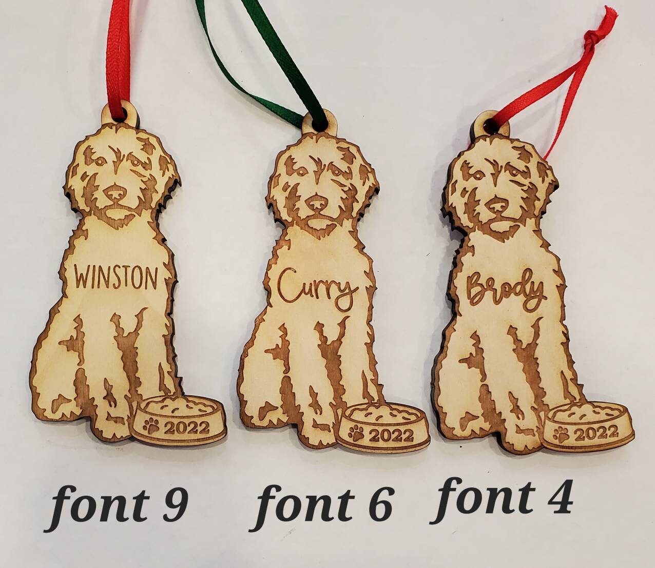 Wooden Golden Doodle Christmas Ornament Labradoodle Christmas - Etsy