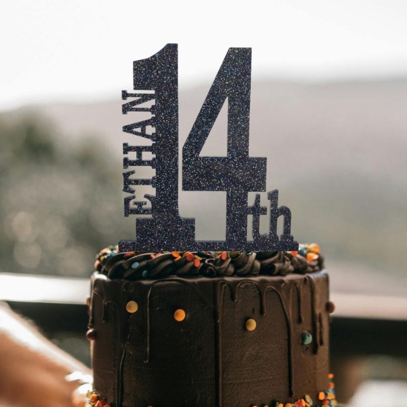 14th Birthday Cake - Etsy