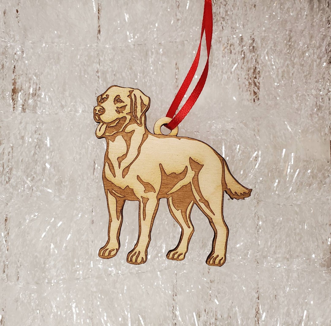 Labrador Retriever Ornament, Retriever Christmas Ornament, Lab Dog ...