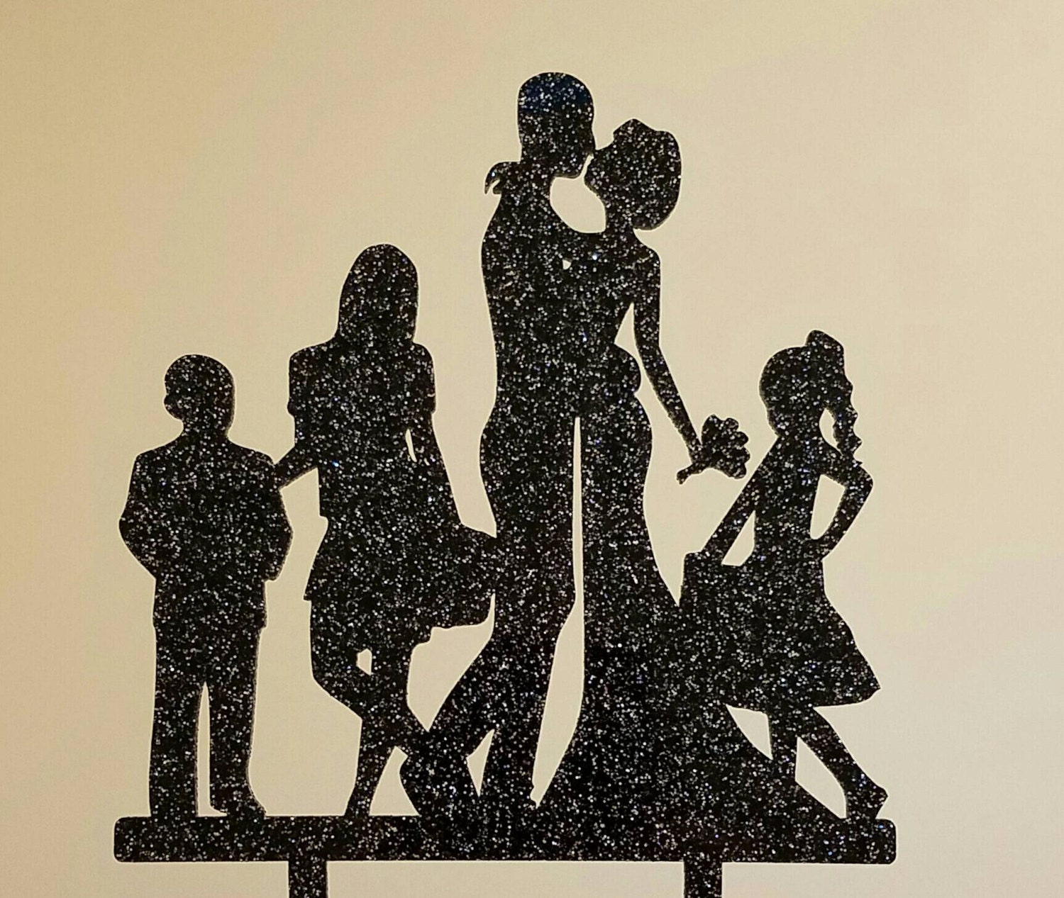 Family Cake Topper Family Wedding Wedding Cake Topper | Etsy