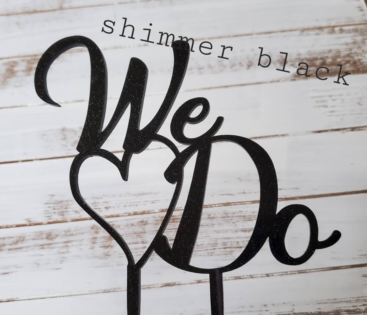 We Do Cake Topper We Do Wedding Cake Topper We Do Topper Cute - Etsy