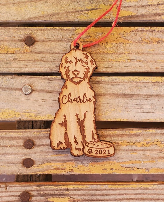Wooden Golden Doodle Christmas Ornament Labradoodle Christmas - Etsy