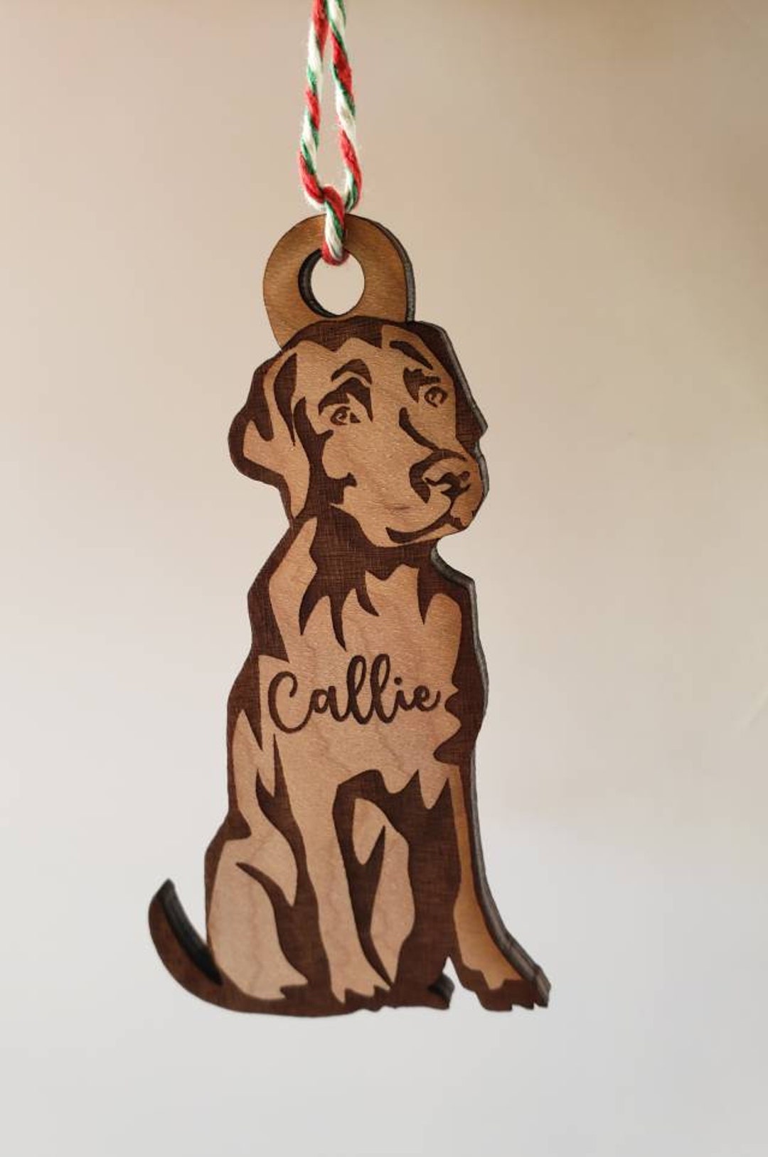 Labrador Christmas Ornament Lab Ornament Labrador Retriever Ornament ...