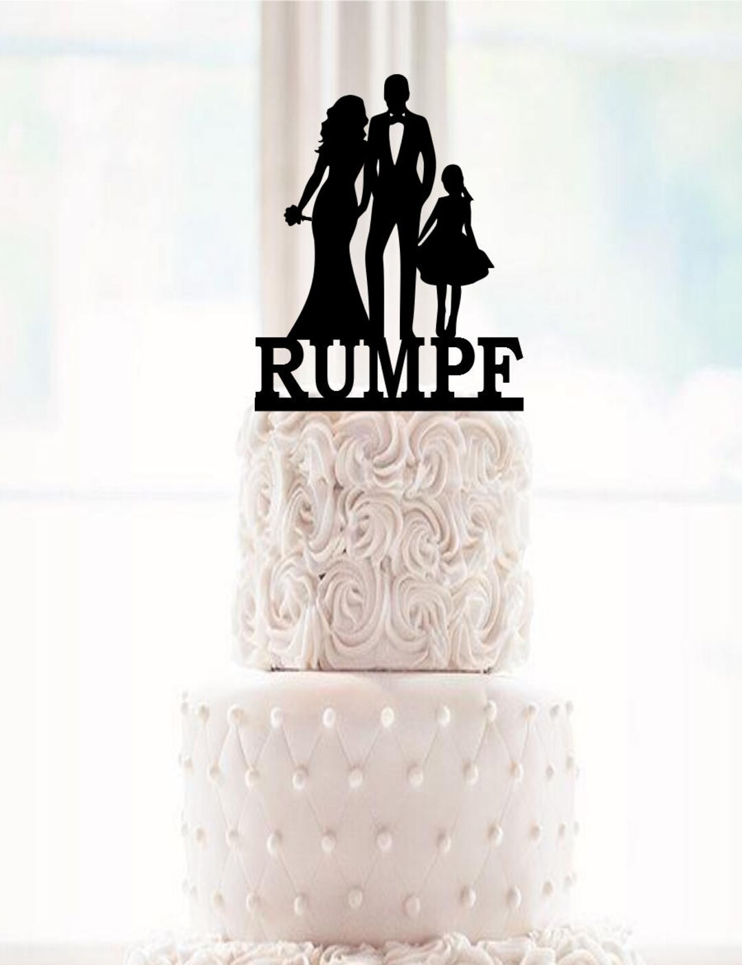 Family Cake Topper, Topper With Names, Custom Wedding Topper, Topper ...