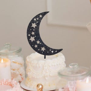 Moon Wedding Cake Topper, Moon Topper, Moon Cake, Moon Birthday, Moon ...