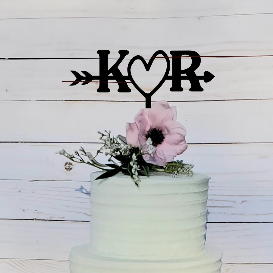 Arrow Wedding, Wedding Cake Topper, Arrow Cake Topper, Arrow Topper ...