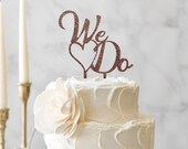 We Do Cake Topper We Do Wedding Cake Topper We Do Topper Cute - Etsy