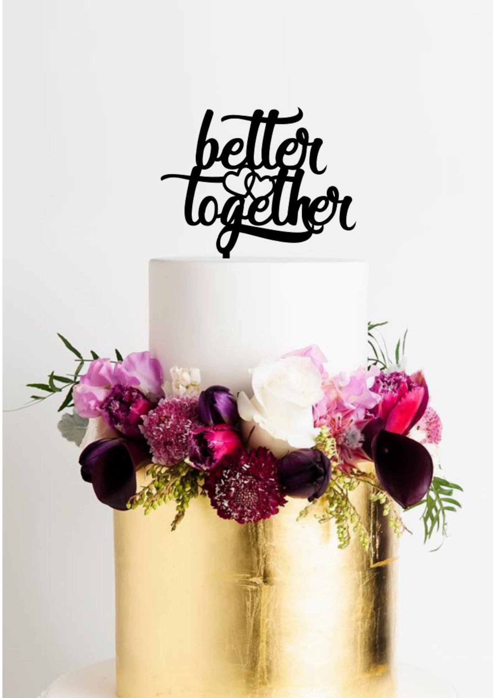 Better Together Cake Topper Better Together Wedding Cake - Etsy
