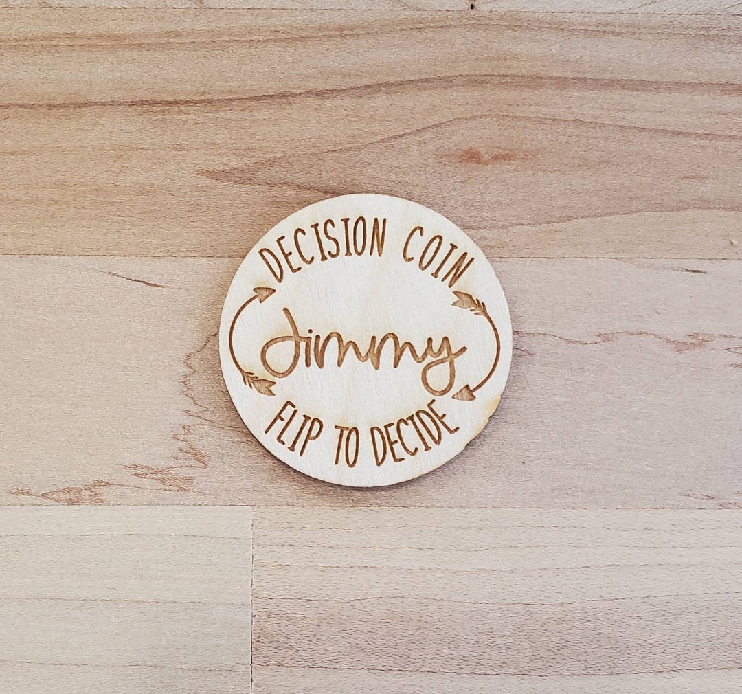 Decision Flip Coin, Custom Flip Coin, Decision Making Coin, Couple Gift ...