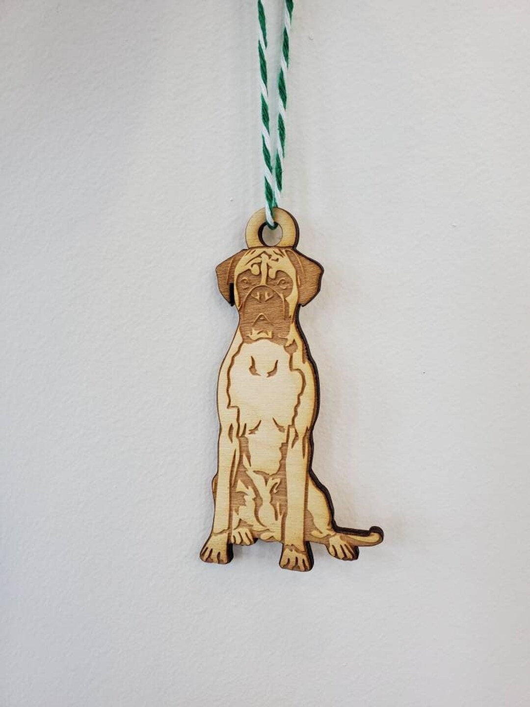 Boxer Christmas Ornament, Boxer Pet Ornament, Boxer Puppy Ornament ...