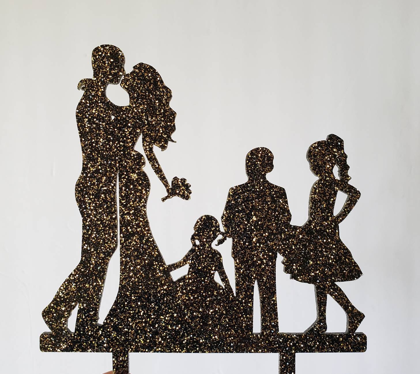 Family Cake Topper Family Wedding Wedding Cake Topper | Etsy