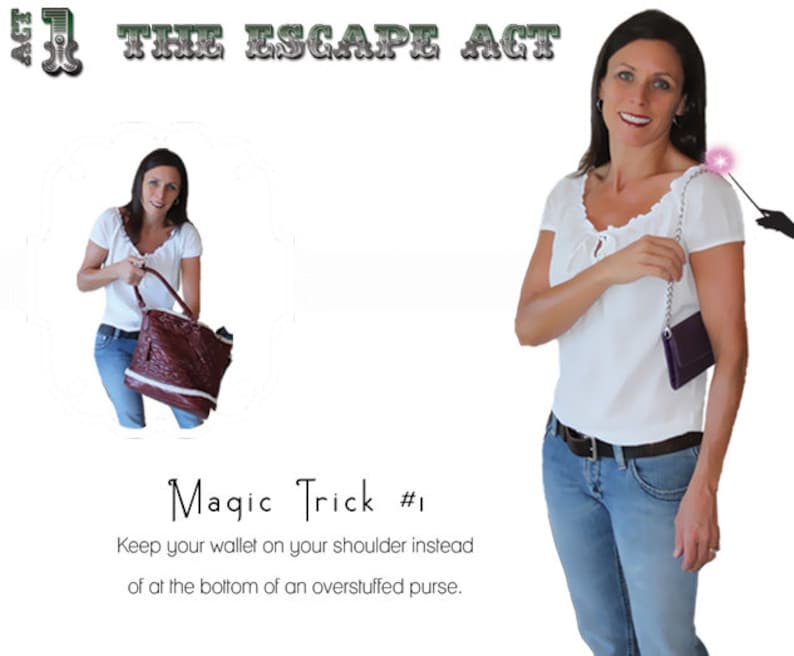 The Wallet Wand - Transform Your Wallet Into a Purse! - Etsy
