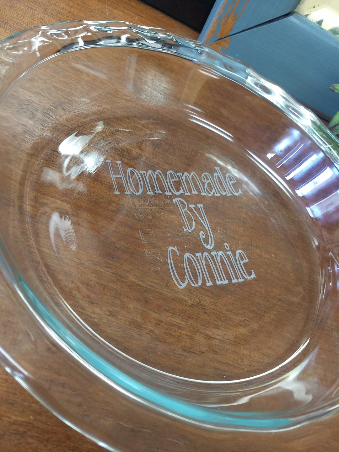 Personalized Pie Plate | Custom Holiday Gift | Wedding Gift | Christmas ...